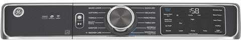 GE GEWADREW8503 Stacked Washer & Dryer Set with Front Load Washer and ...
