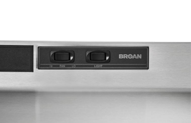 Broan BUEZ330SS 30 Inch Under Cabinet Range Hood with 2 Speed/220 CFM ...