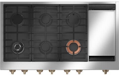 Cafe CGU486P4TW2 48 Inch Commercial-Style Gas Rangetop with 6 Sealed ...