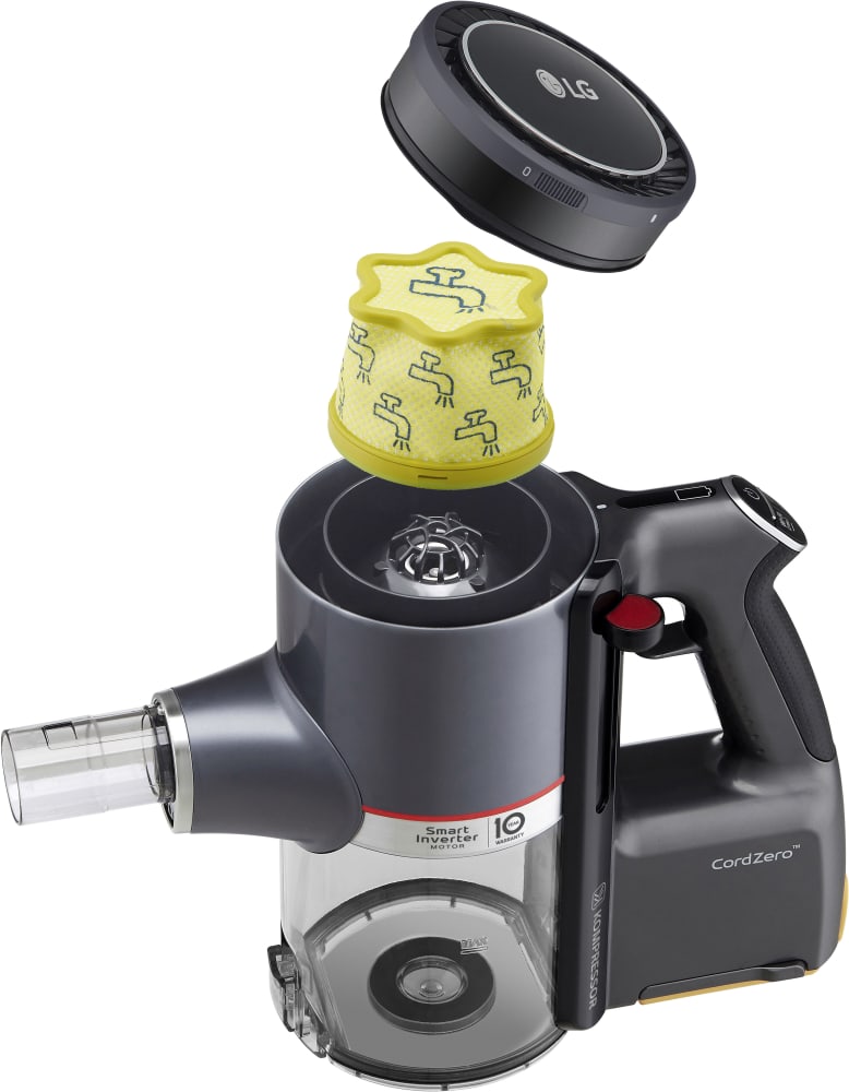 LG A927KGMS A9 CordZero™ Kompressor Stick Vacuum with 5-Step Filtration ...