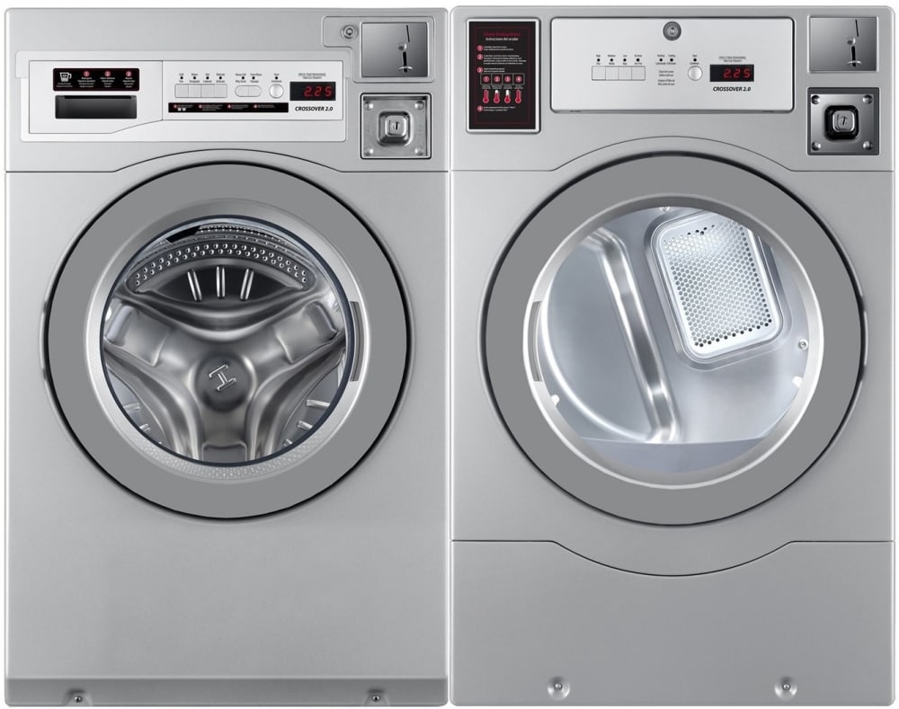 Crossover CRWADRESS817OPL Side-by-Side Washer & Dryer Set with Front ...