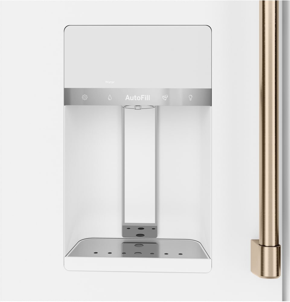 Cafe CVE28DP4NW2 36 Inch 4-Door French-Door Smart Refrigerator with 27. ...