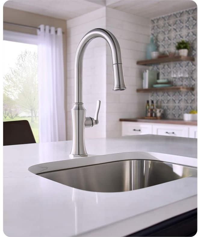 Danze® D150528 Draper® Collection Pull-Down Kitchen Faucet with ...
