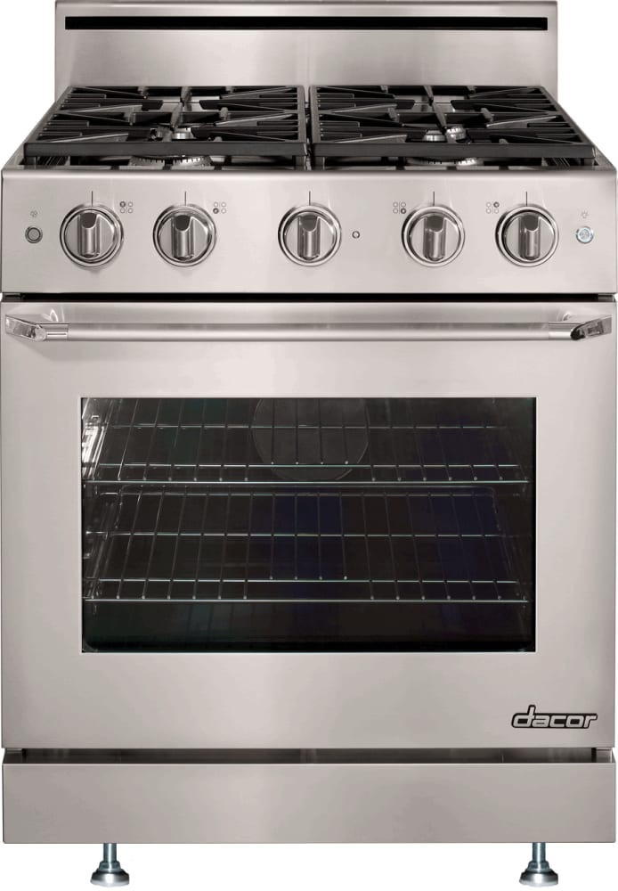 Dacor DR30GSNG 30 Inch Freestanding Gas Range with 4.8 cu. ft ...