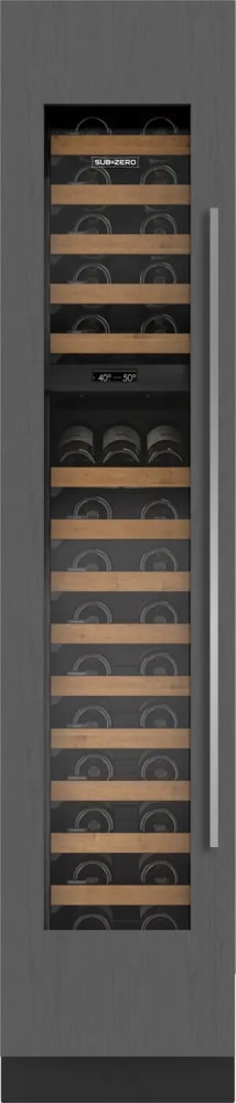 Sub-Zero DEC1850WAR 18 Inch Built-In Dual Zone Smart Wine Cooler with ...