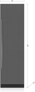 Sub-Zero DEC2450FIR 24 Inch Smart Freezer Column with 12.4 cu. ft ...