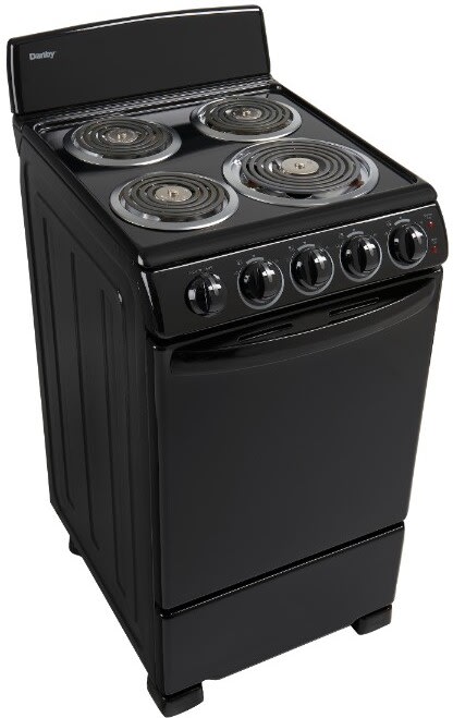 Danby DER202B 20 Inch Freestanding Electric Range with 4 Coil Elements ...