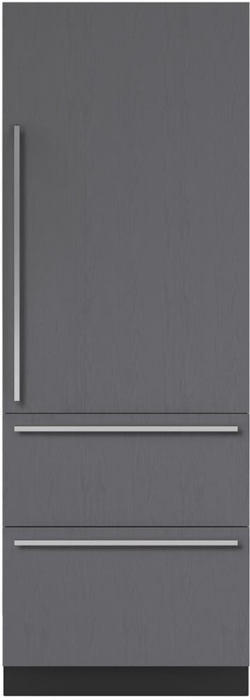 Sub-Zero DET3050RIDR 30 Inch Panel Ready Built-In All Smart Refrigerator with an internal water ...