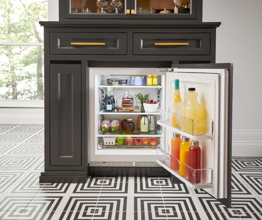 Sub-Zero DEU2450RADAR 24 Inch Built-In Undercounter Smart Refrigerator with 5.0 cu. ft. Capacity ...