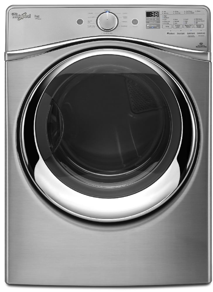 Whirlpool WED95HEDU 27 Inch 7.4 cu. ft. Electric Dryer with 10 Dry ...