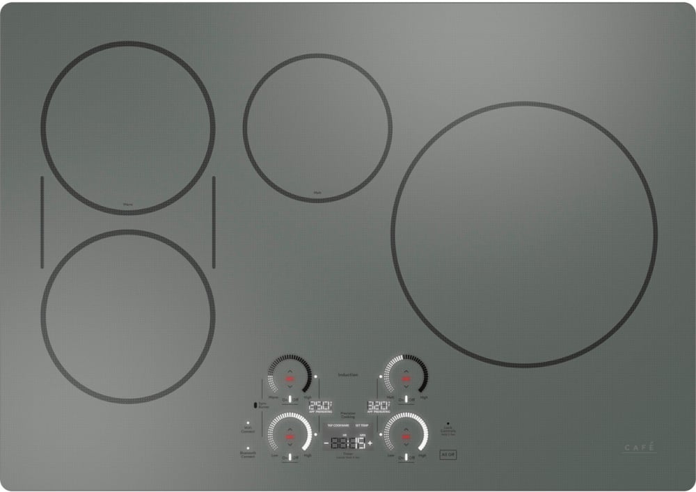 Cafe CHP90302TSS 30 Inch Electric Induction Smart Cooktop with 4 ...