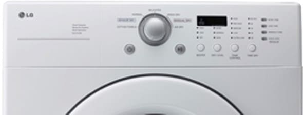 LG DLG1320W 27 Inch Gas Dryer with 7.0 cu. ft. Capacity, 5 Drying ...