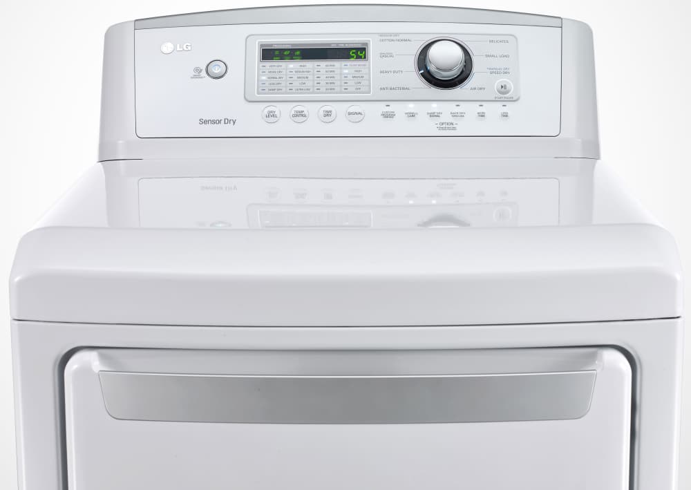 LG DLE4970WE 27 Inch Front Load Electric Dryer with 7.3 cu. ft ...