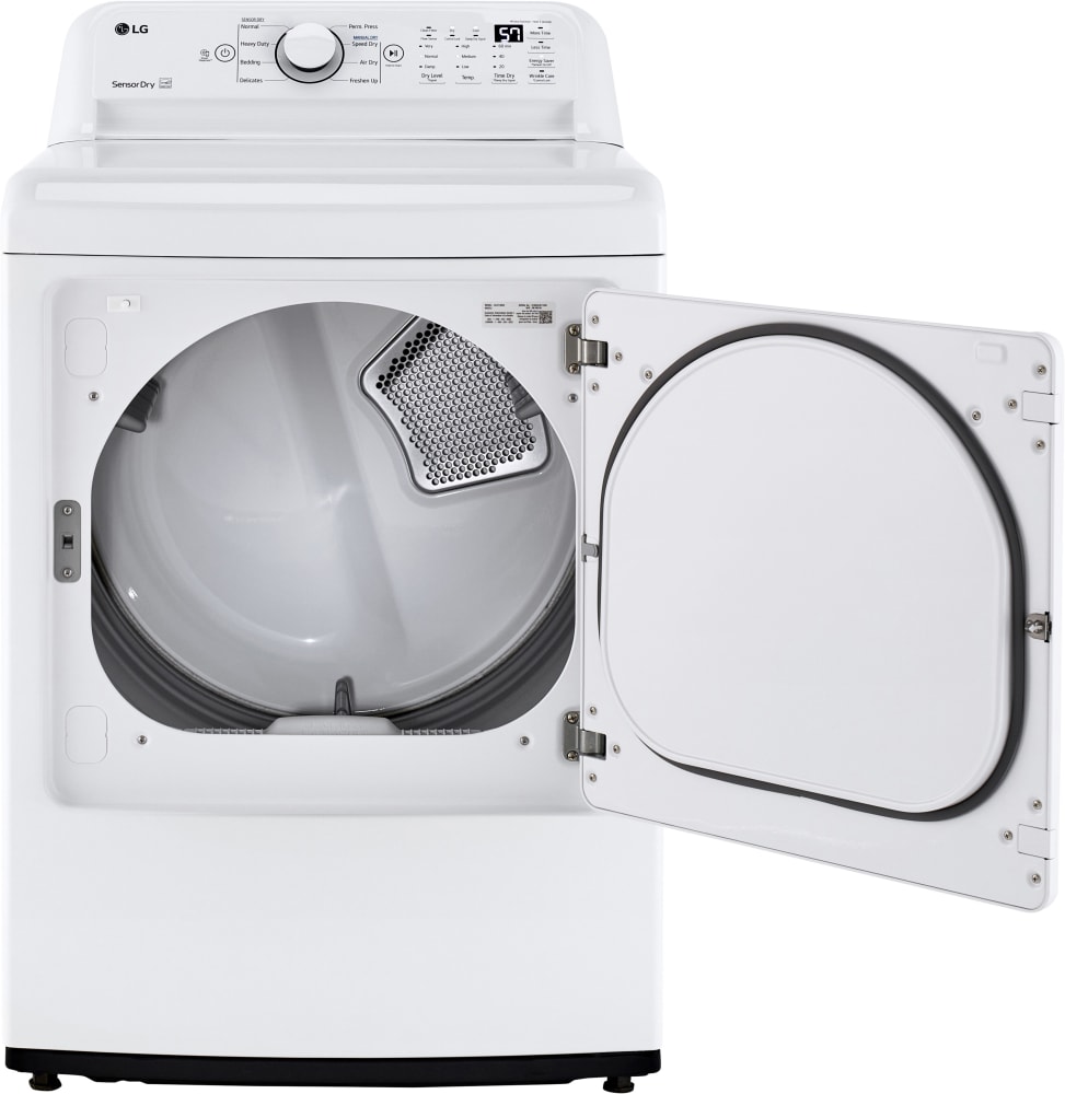 LG DLG7001W 27 Inch Gas Dryer with 7.3 Cu. Ft. Capacity, 8 Dryer ...