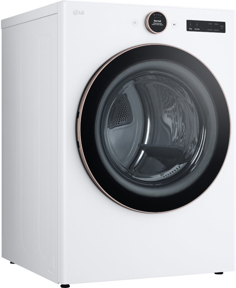 LG DLGX6501W 27 Inch Gas Smart Dryer with 7.4 cu. ft. Capacity, 23 Dry ...