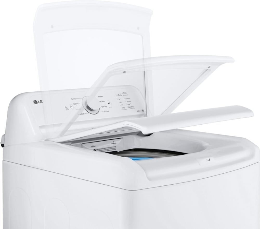 LG WT6105CW 27 Inch Top Load Washer with 4.1 cu. ft. Capacity, 4-Way ...