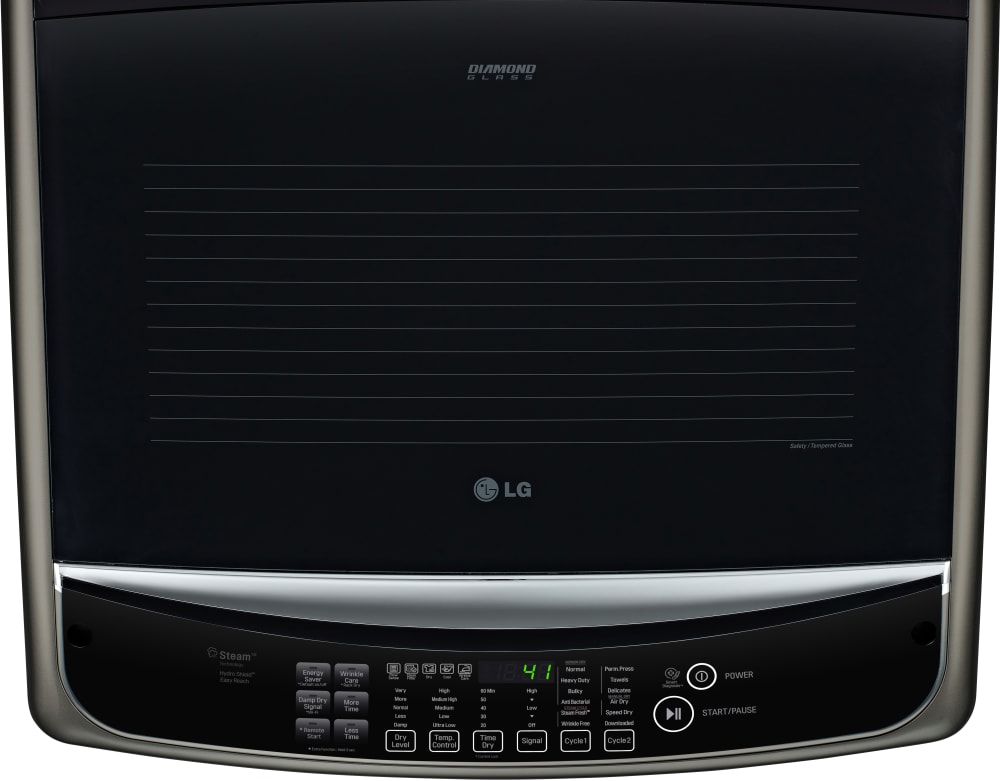 LG LGWADREW19013 Side-by-Side Washer & Dryer Set with Top Load Washer ...