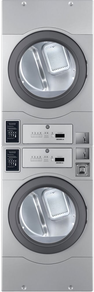 Crossover CRDRDRGS0817 Stacked Washer & Dryer Set with Gas Dryer and ...