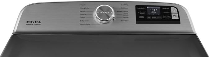 Maytag MED7230HC 27 Inch Electric Smart Dryer with 7.4 Cu. Ft. Capacity ...