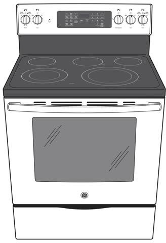 GE JB735SPSS 30 Inch Electric Range with 5 Radiant Elements, 5.3 Cu. Ft ...