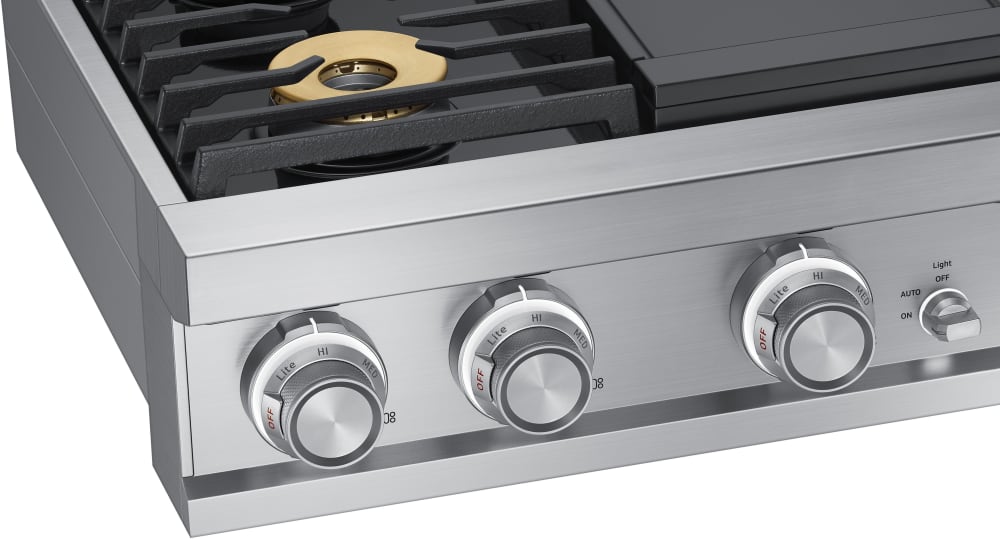 Dacor DTT36M974PS 36 Inch Gas Smart Rangetop with 4 Sealed Burners ...