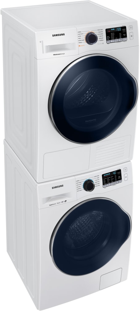 Samsung SAWADREW9 Stacked Washer & Dryer Set with Front Load Washer and ...