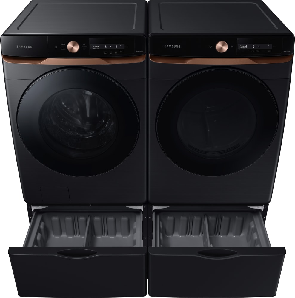 Samsung SAWADRGV65001 Side-by-Side on Pedestals Washer & Dryer Set with ...