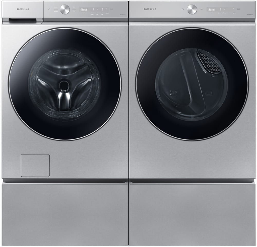 Samsung SAWADRET89002 Side-by-Side on Pedestals Washer & Dryer Set with ...
