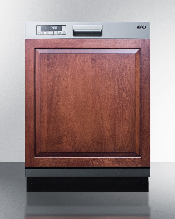 Summit DW2435SS 24 Inch Built-In Full Console Dishwasher with 12 Place ...