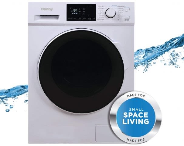 Danby DWM120WDB3 24 Inch All-In-One Ventless Washer Dryer Combo with 2. ...