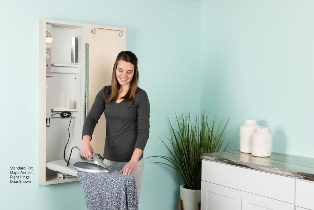 Iron-A-Way E42NDU 42 Inch Ironing Center with Ventilated Metal Board ...