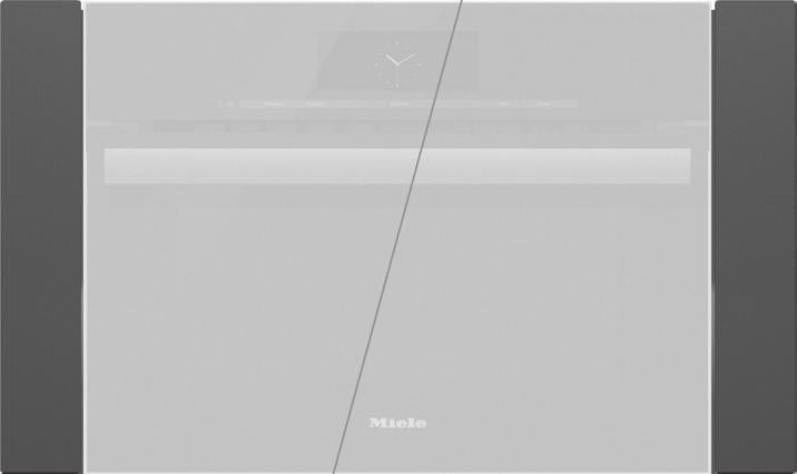 Miele EBA6808GRGR PureLine Trim Kit for Wall Ovens: Graphite Grey