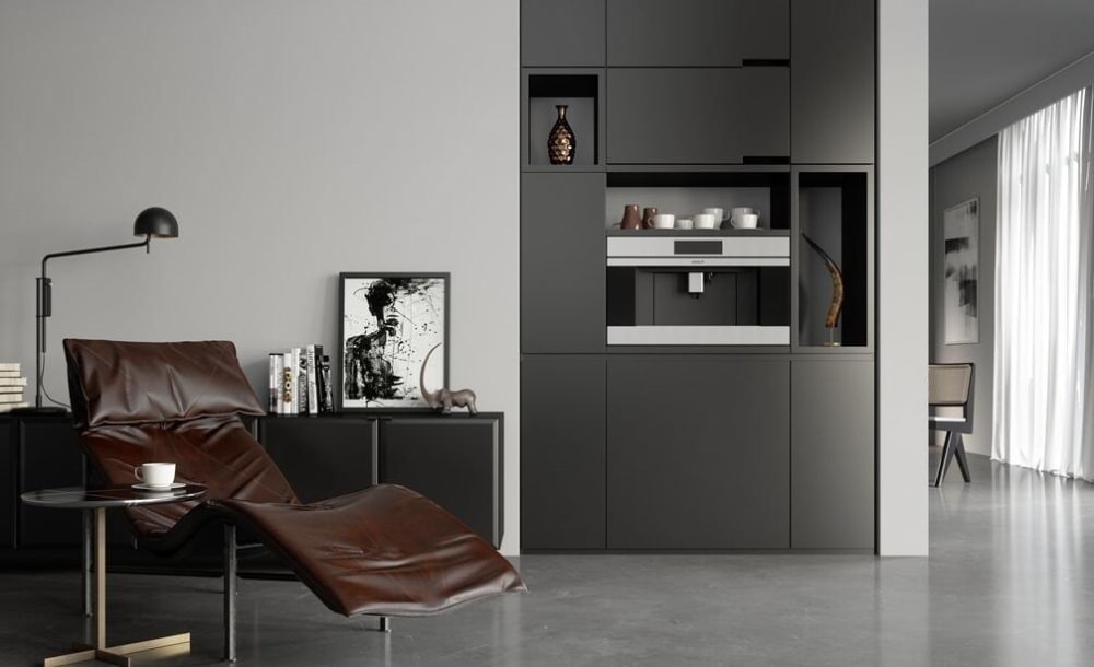 Wolf EC3050CMS 30 Inch Built-In Contemporary Coffee System with Full ...