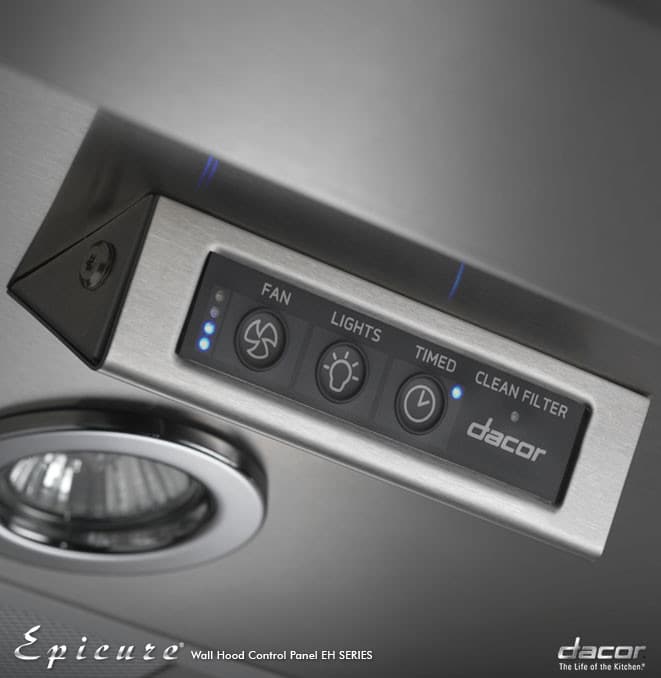 Dacor EHR3612SCH Under Cabinet Range Hood with Multiple Exterior/In ...