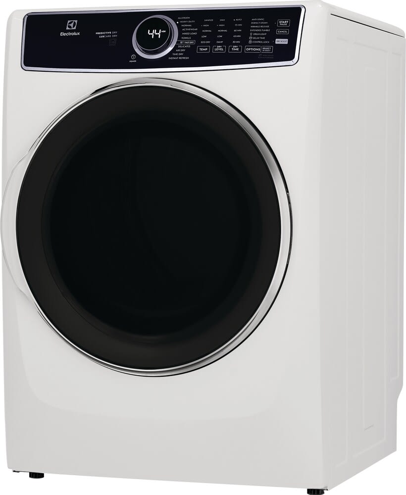 Electrolux ELFG7637AW 27 Inch Gas Dryer with 8.0 Cu. Ft. Capacity ...