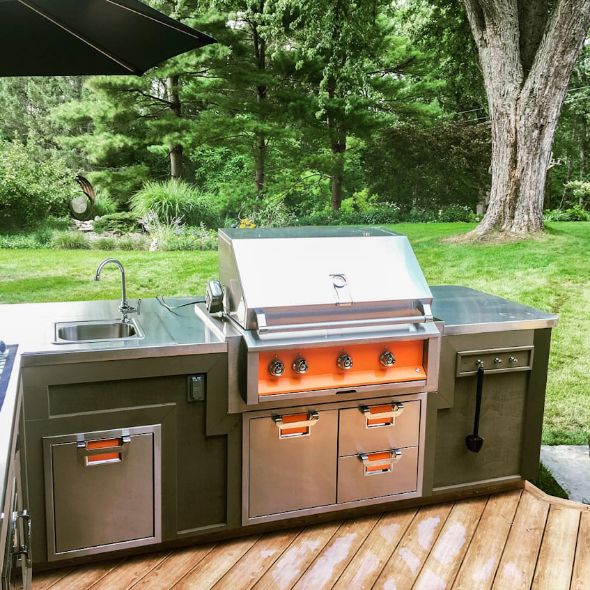 Hestan EMBR36LPTQ 36 Inch Built-In Grill with Sear Burner, Ceramic ...