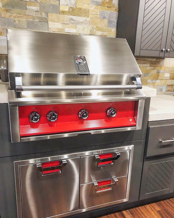 Hestan EMBR36LPTQ 36 Inch Built-In Grill with Sear Burner, Ceramic ...