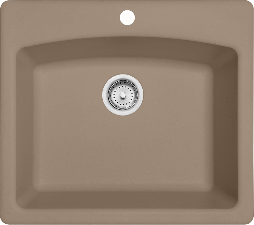 Franke ESOY252291 25 Inch Ellipse Granite Drop-In/Undermount Single ...