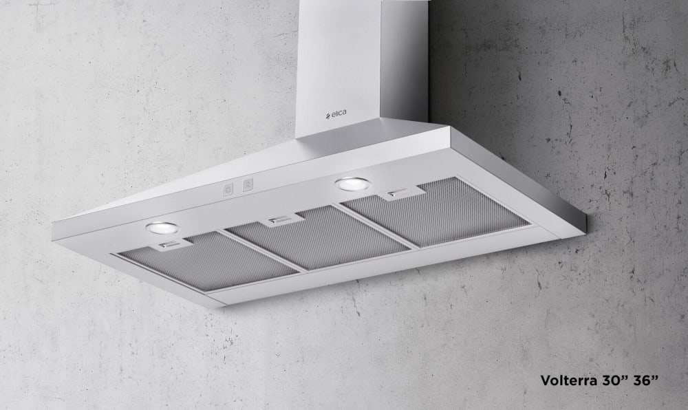 Elica EVL430S3 Wall Mount Range Hood with 4-Speed/400 CFM Blower ...