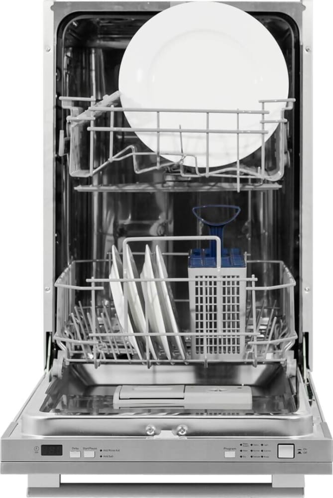 Forte F18DWS250SS 18 Inch Fully Integrated Built-In Dishwasher with 9 ...