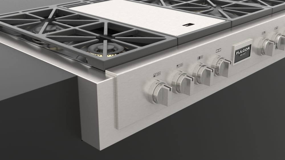 Fulgor Milano F6GRT486GS1 48 Inch Gas Rangetop with 6 Sealed Burners ...