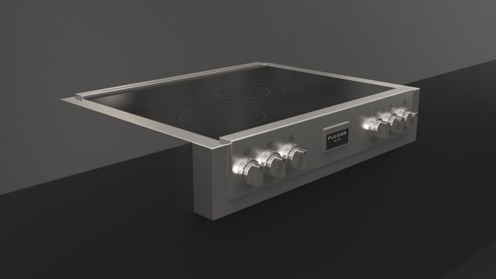 Fulgor Milano F6IRT365S1 36 Inch Induction Rangetop with 5 Cooking ...
