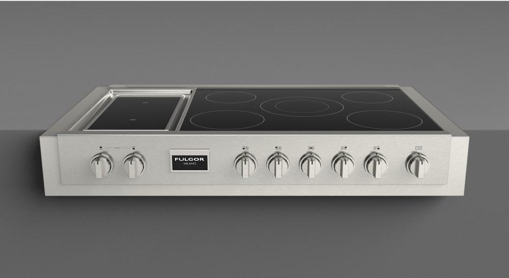 Fulgor Milano F6IRT485GS1 48 Inch Induction Rangetop with 5 Elements ...
