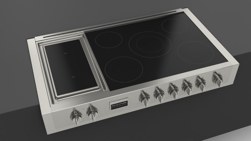 Fulgor Milano F6IRT485GS1 48 Inch Induction Rangetop with 5 Elements ...
