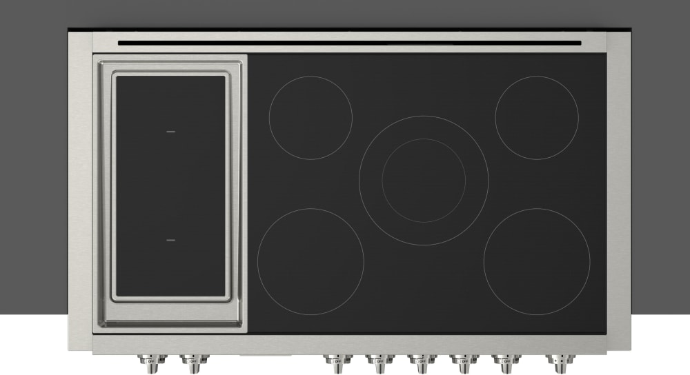 Fulgor Milano F6IRT485GS1 48 Inch Induction Rangetop with 5 Elements ...