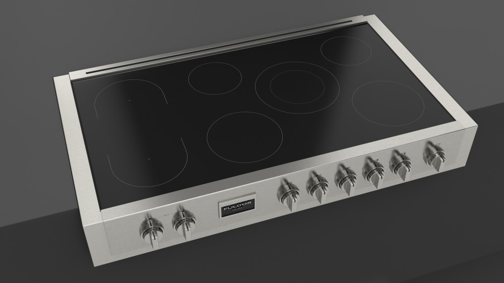 Fulgor Milano F6IRT487S1 48 Inch Induction Rangetop with 7 Elements ...