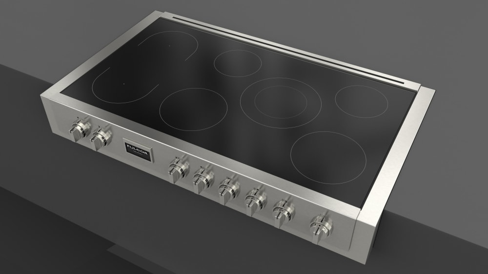 Fulgor Milano F6IRT487S1 48 Inch Induction Rangetop with 7 Elements ...
