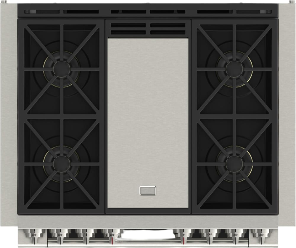 Fulgor Milano F6PDF364GS1 36 Inch Freestanding Professional Dual Fuel ...