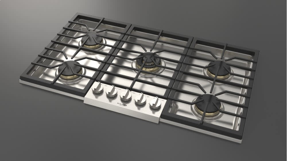 Fulgor Milano F6PGK365S1 36 Inch Pro-Style Natural Gas Cooktop with 1 ...