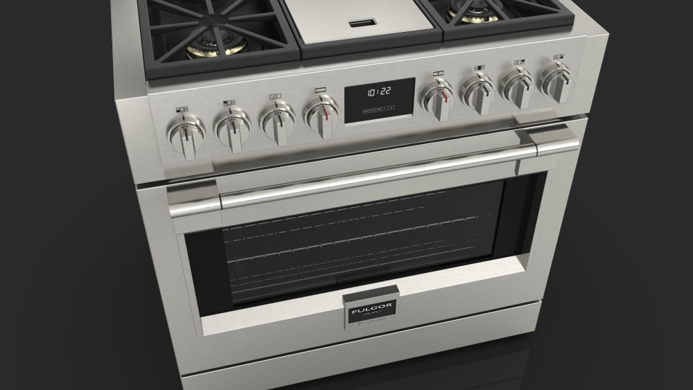 Fulgor Milano F6PGR364GS2 36 Inch Freestanding Professional Gas Range ...